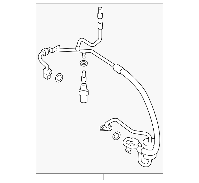 J2GZ-19972-A - Hose & Tube Assembly 2015-2018 Ford Edge | Big 3 Auto Parts