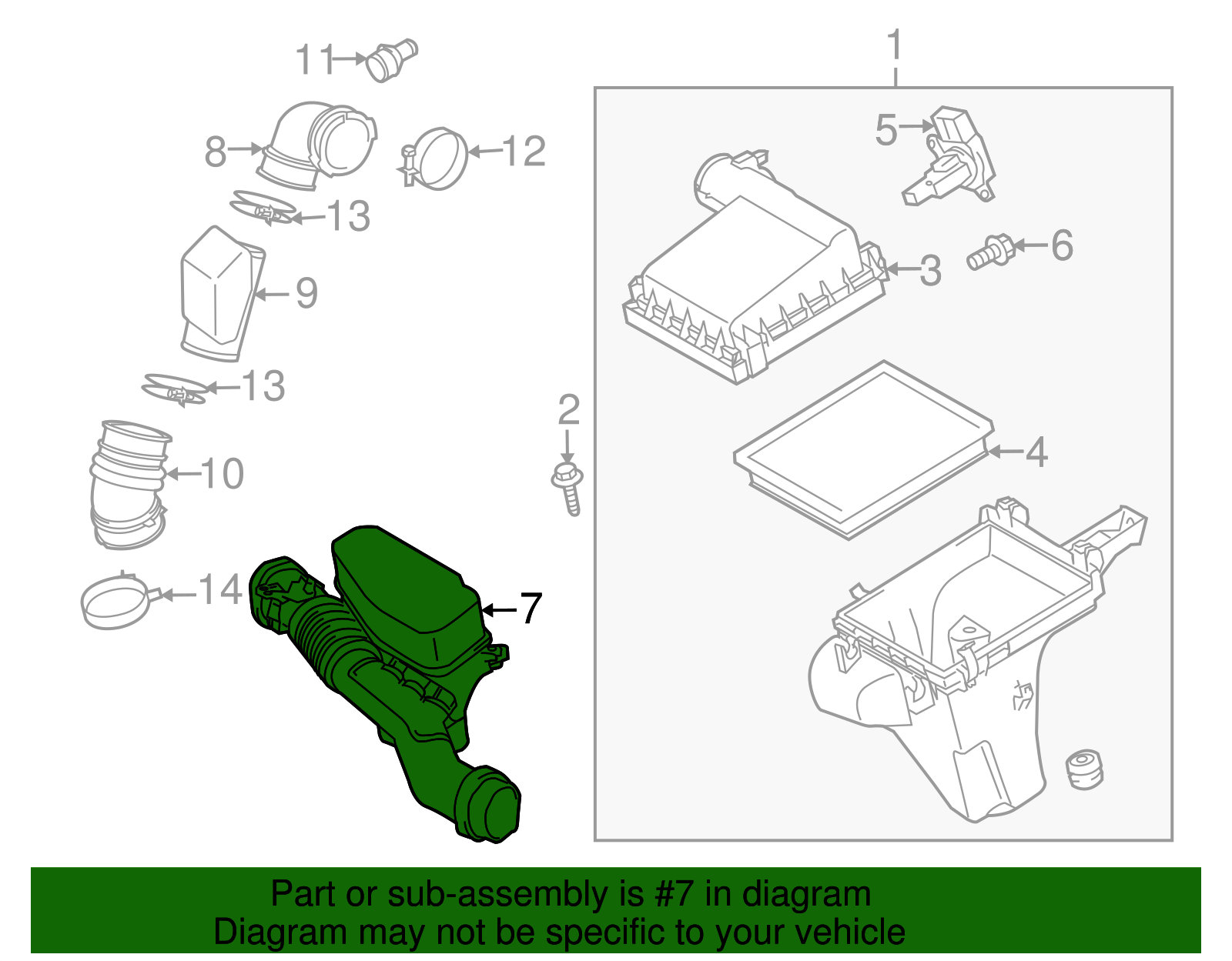 17750-37010 - 2010-2012 Toyota - Resonator Assembly | Toyota Parts ...