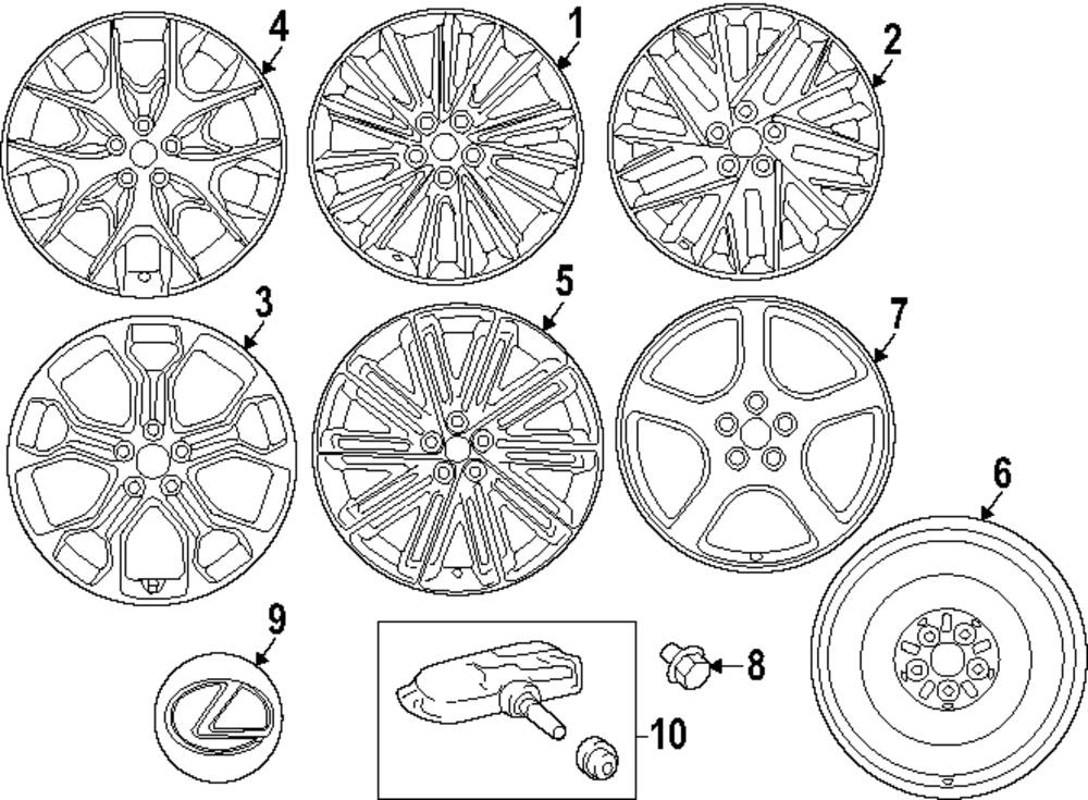 4260D-0E071 - Wheel Sub Assembly Clad | My L Parts