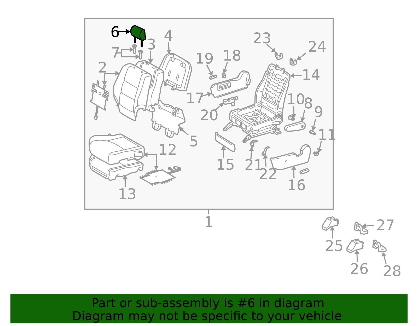 2005-2007 Toyota Highlander 2005-2007 Toyota Highlander - Headrest ...