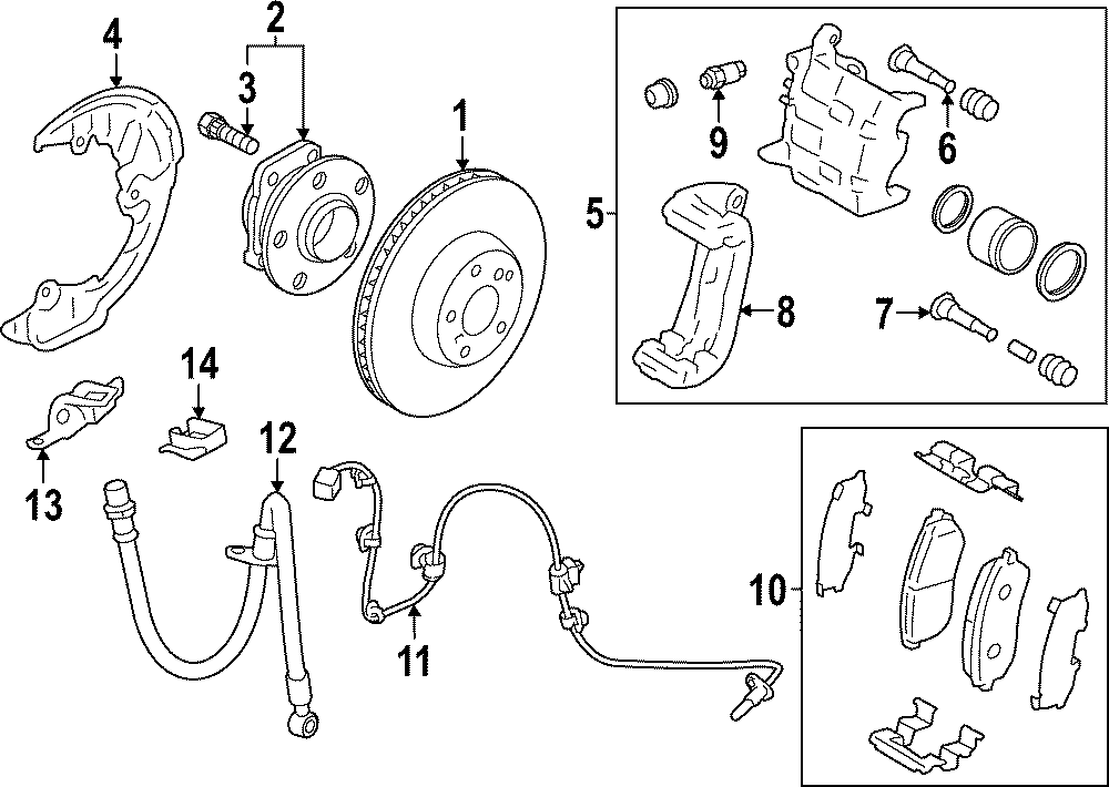 2024-2025 Toyota GR86 Disc Brake Pad Set SU003-11465 | Toyota Parts Center