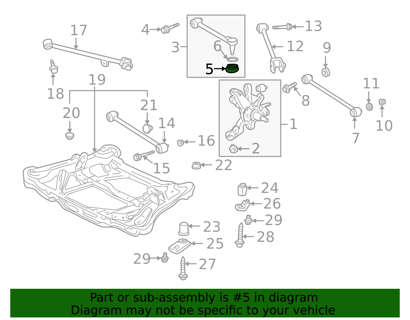 52454-S84-A01 - 1998-2009 Honda - Boot Dust (Upper) | Genuine Honda Parts