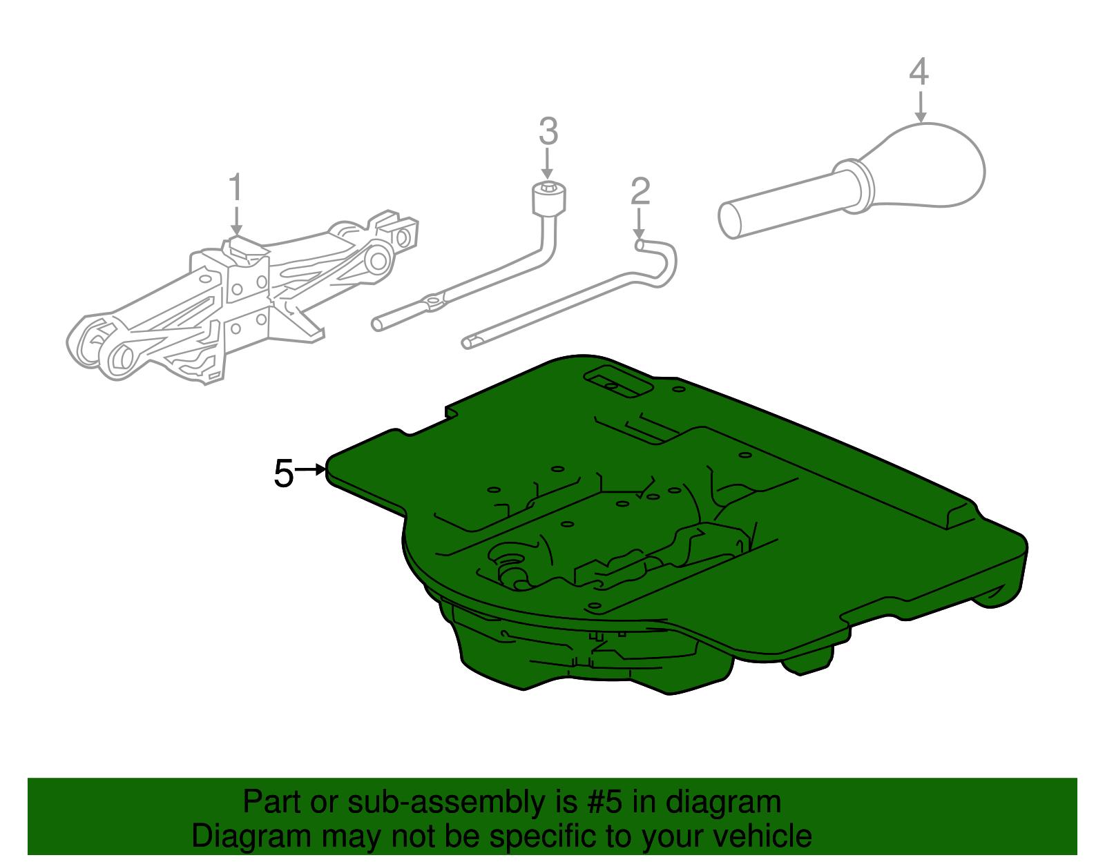 2018-2025 Honda Accord Tool Compartment 84542-TVA-A00 | hondapartswd