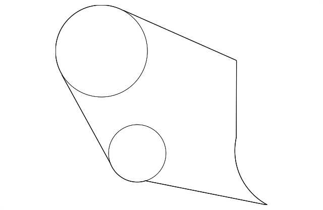 Genuine Toyota AC Belt part# 99364-20870-78 for 1994-2004 Toyota ...