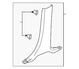 84425902 - Lower Center Pillar Trim | Partners Chevy