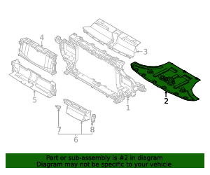 29110-CV000 - Lower Shield 2022-2024 Kia EV6 | Kia.Parts Store