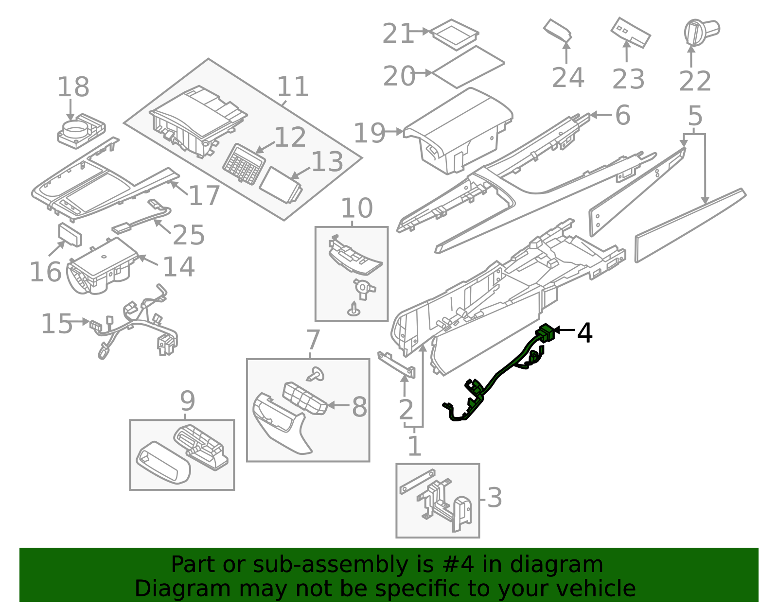 Console Wiring Harness - OEM Interior Connectivity | AutoNation Parts