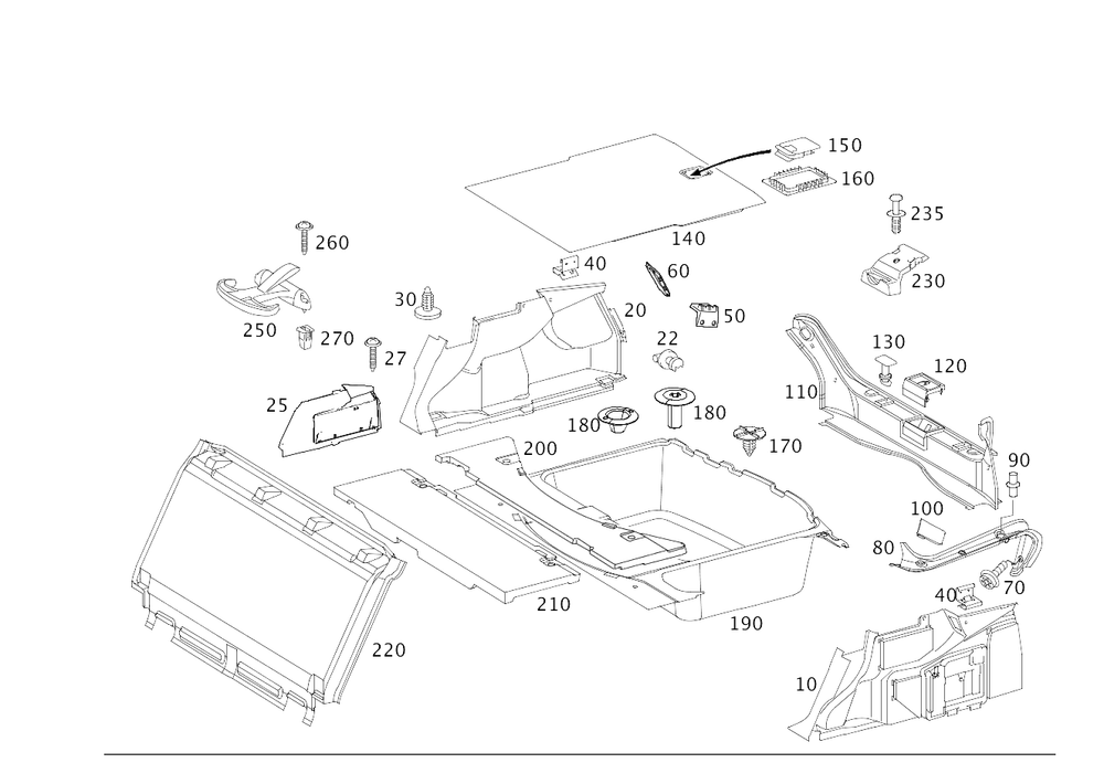 211-693-00-30 - Cover 1994-2011 Mercedes-Benz | Mercedes-Benz USA Parts