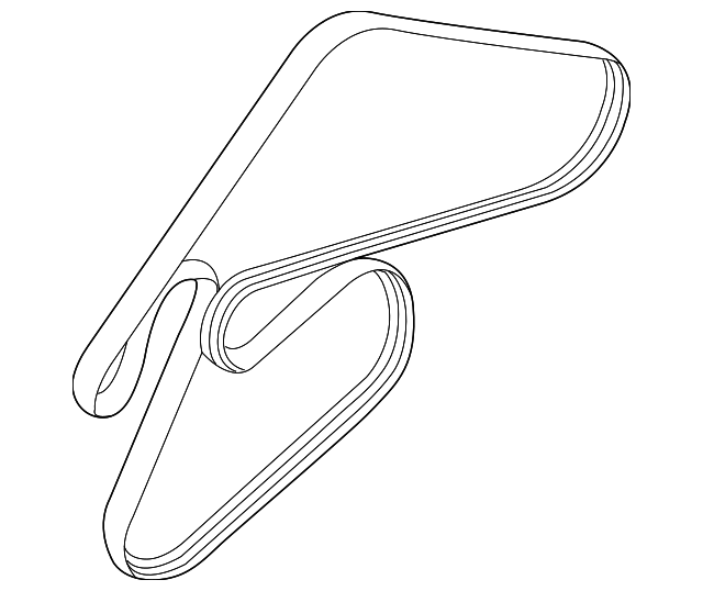 2015-2016 Kia Cadenza Serpentine Belt 25212-3C312 | OEM Parts Online