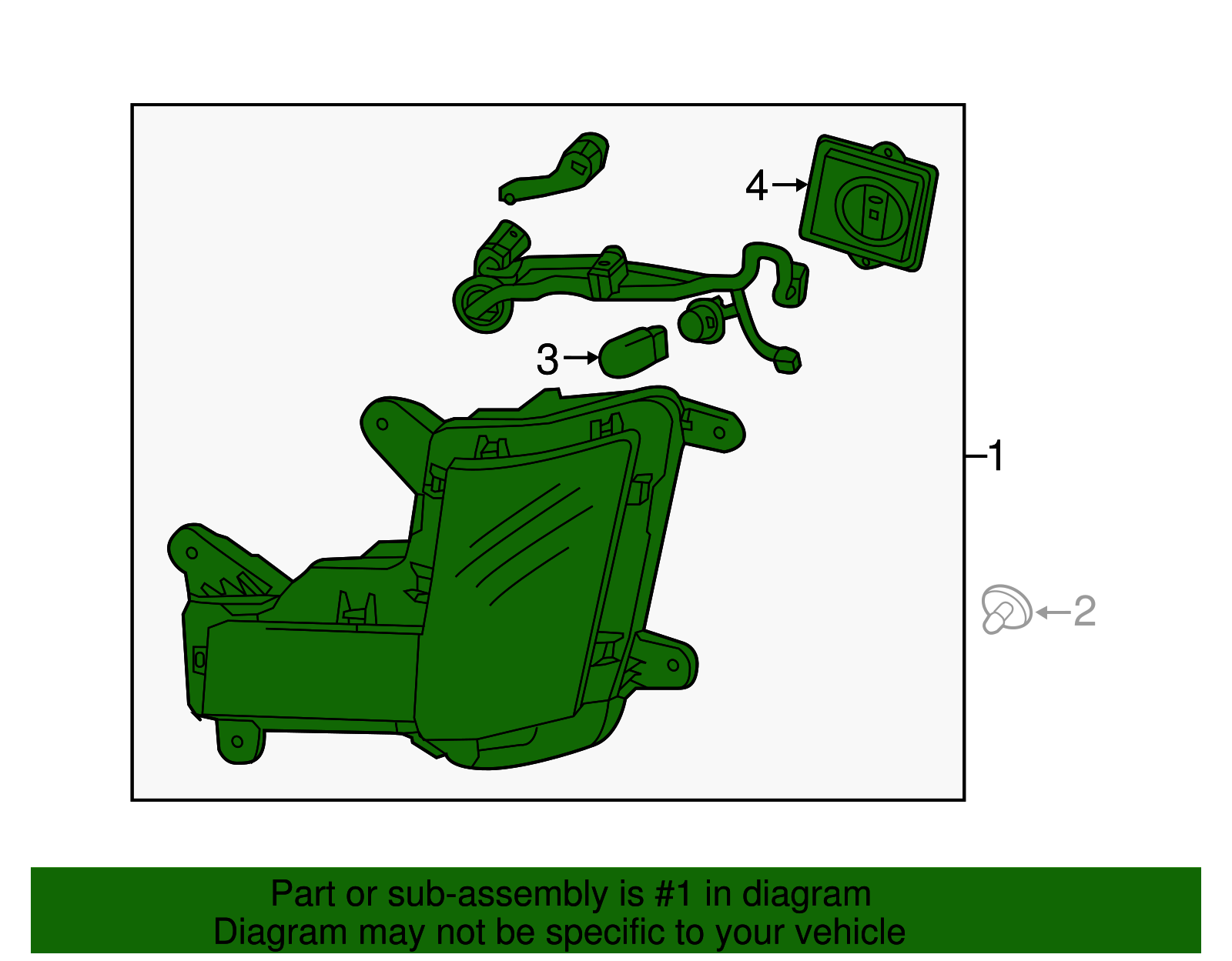 2015-2020 Cadillac Escalade Passenger Side Turn Signal Lamp 84575578 ...