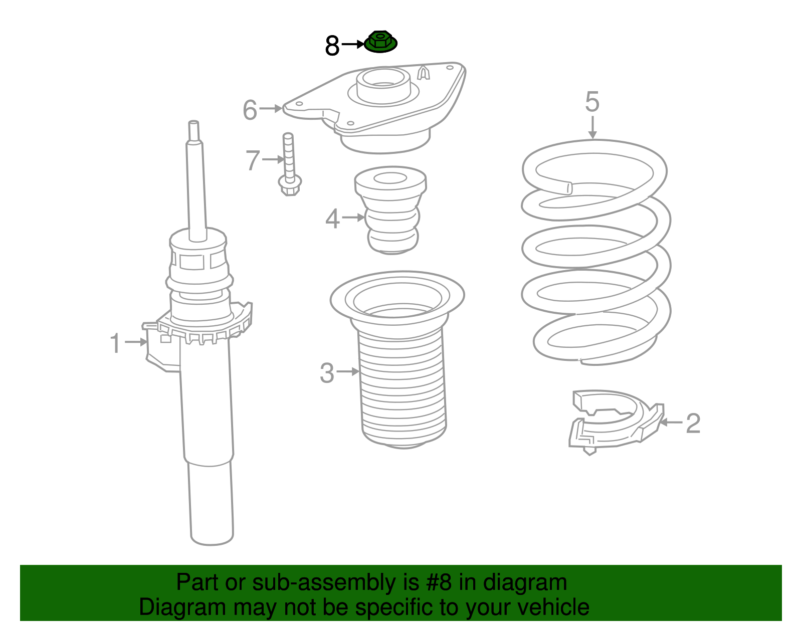 33-32-6-760-368 - Top Nut - 2011-2021 BMW | Buy BMW Parts Now