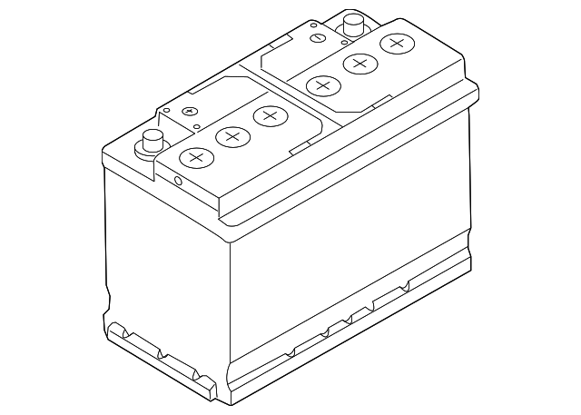 000-915-089-BE - Vehicle Battery 2005-2025 Audi | Euro Parts 4 Less