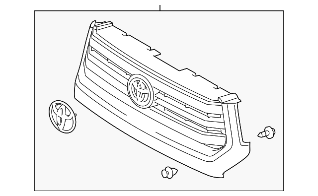 2015-2017 Toyota Tundra Grille 53100-0C260-A0 | Toyota Parts Center