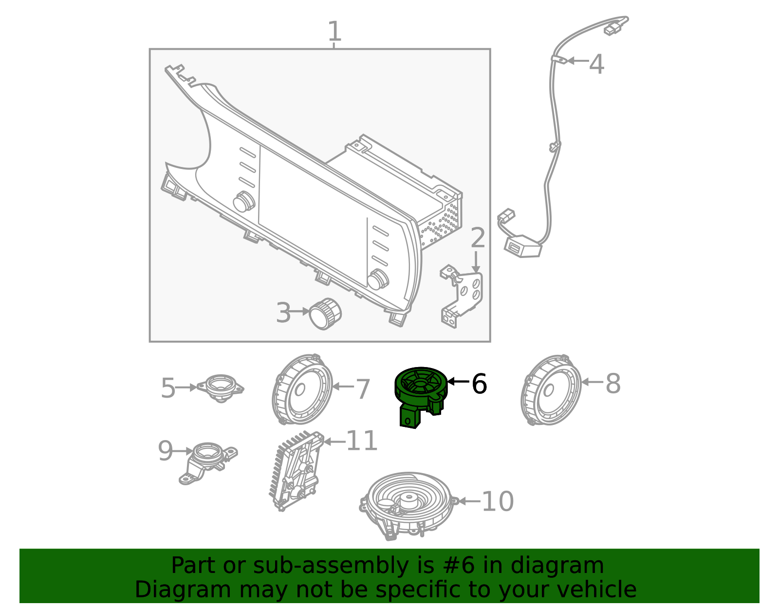 96310-L2200 - Tweeter 2021-2026 Kia K5 | Kia.Parts Store