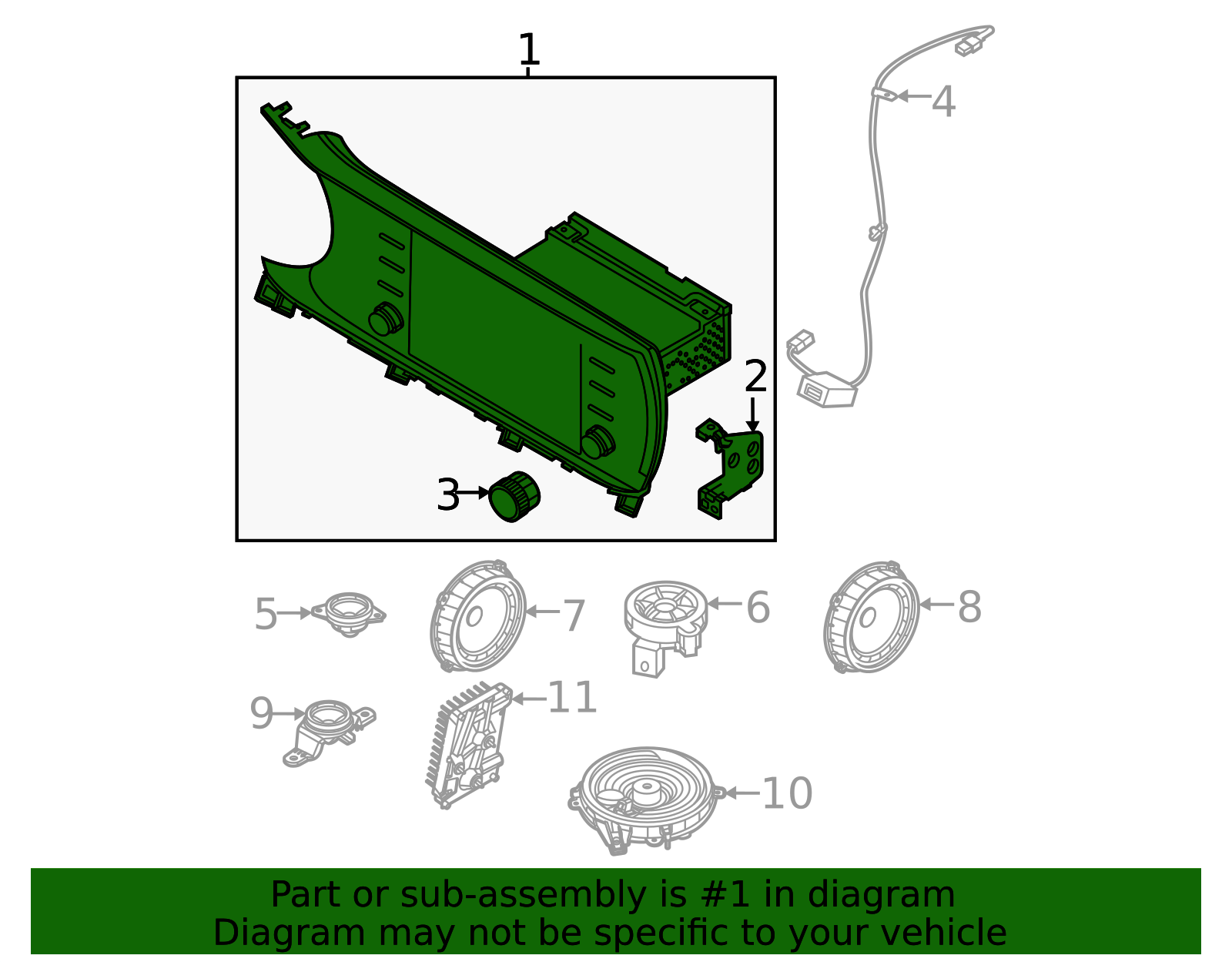 2021-2024 Kia K5 Radio 96160-L3710FHL | OEM Parts Online