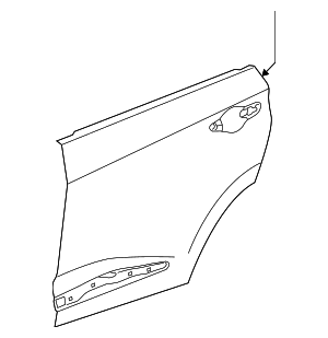 Genuine OEM Acura - Outer Panel Part# 67611-TJB-A00ZZ | Acura Parts For ...