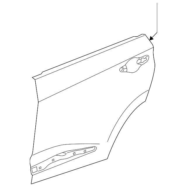 Genuine OEM Acura - Outer Panel Part# 67611-TJB-A00ZZ | Acura Parts For ...