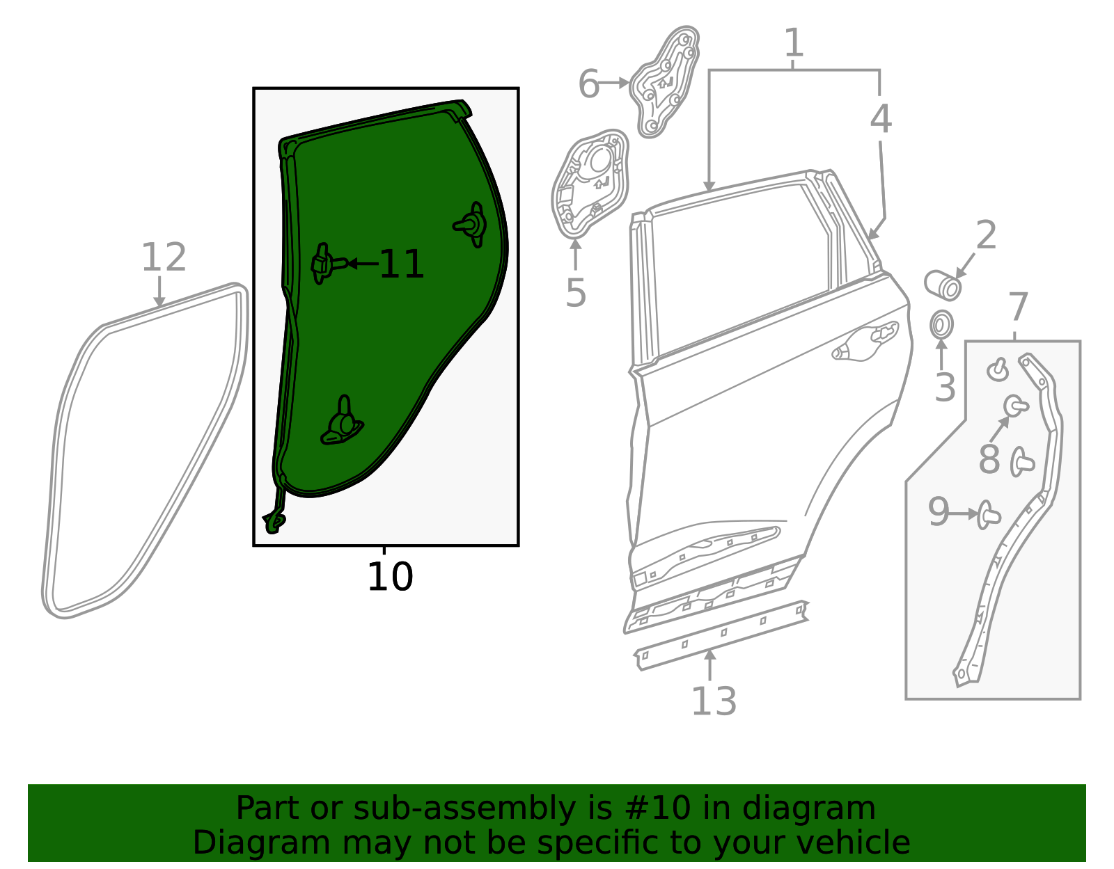 2019-2025 Acura RDX Door Weather-Strip 72850-TJB-A02 | OEM Parts Online