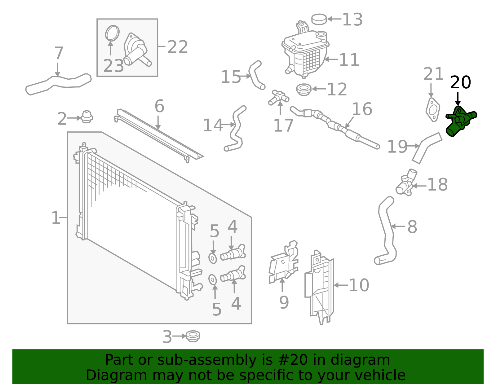 2016-2025 Toyota Water Outlet 16331-37100 | Lithia Toyota Parts