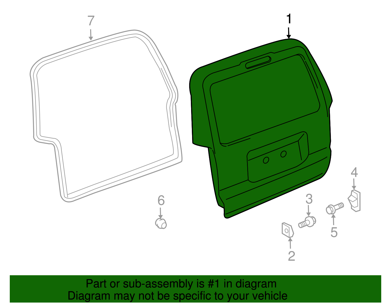 2003-2009 Toyota 4Runner | Lift Gate Shell | 67005-35311 | OEM Vehicle ...