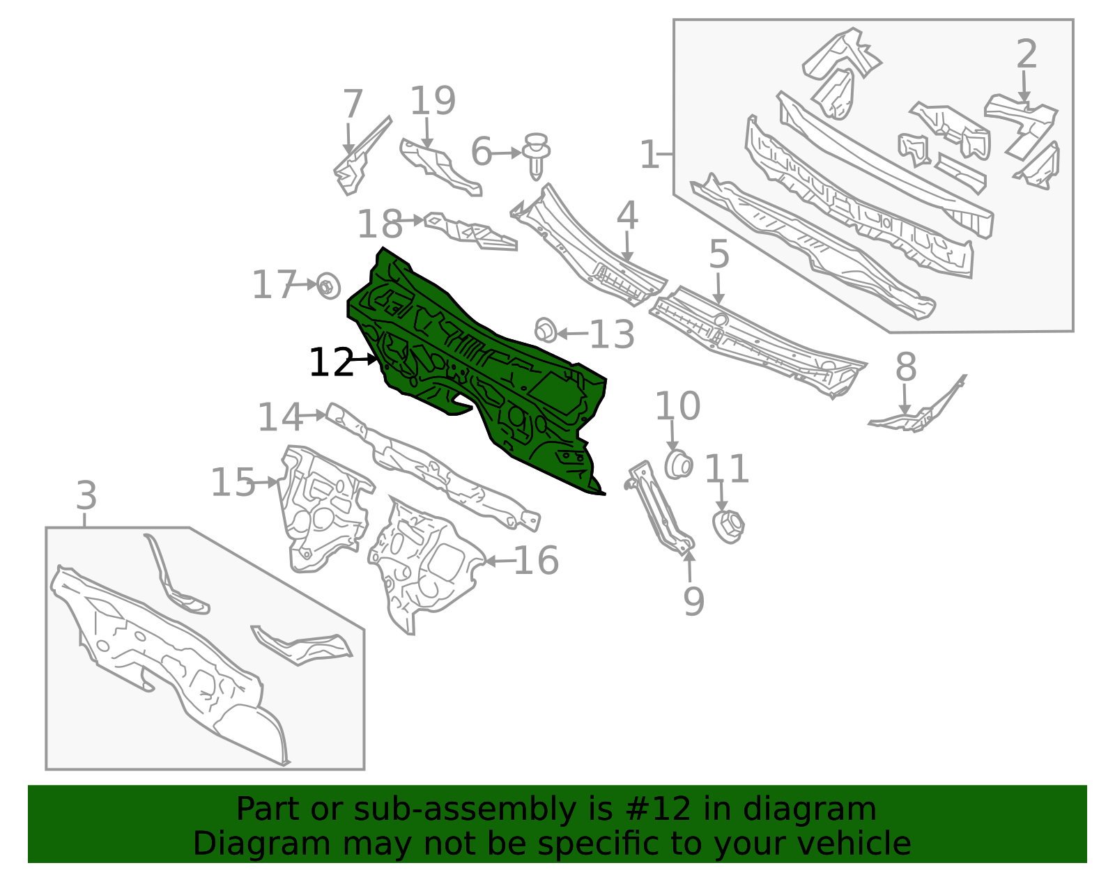90815XA00B - Upper Insulator | Subaru Parts HQ