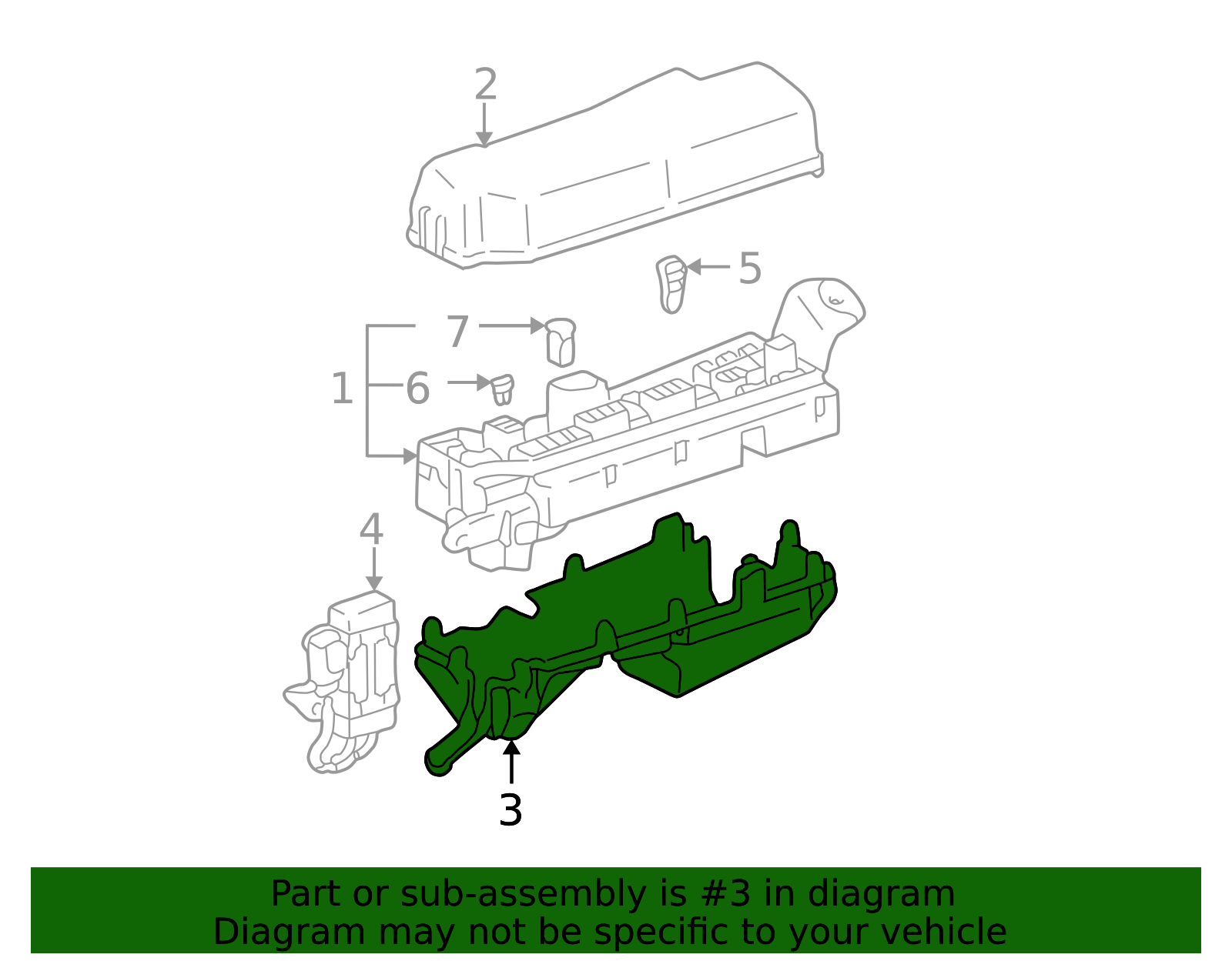 2003-2008 Toyota Lower Cover 82663-02020 | MotorMotor