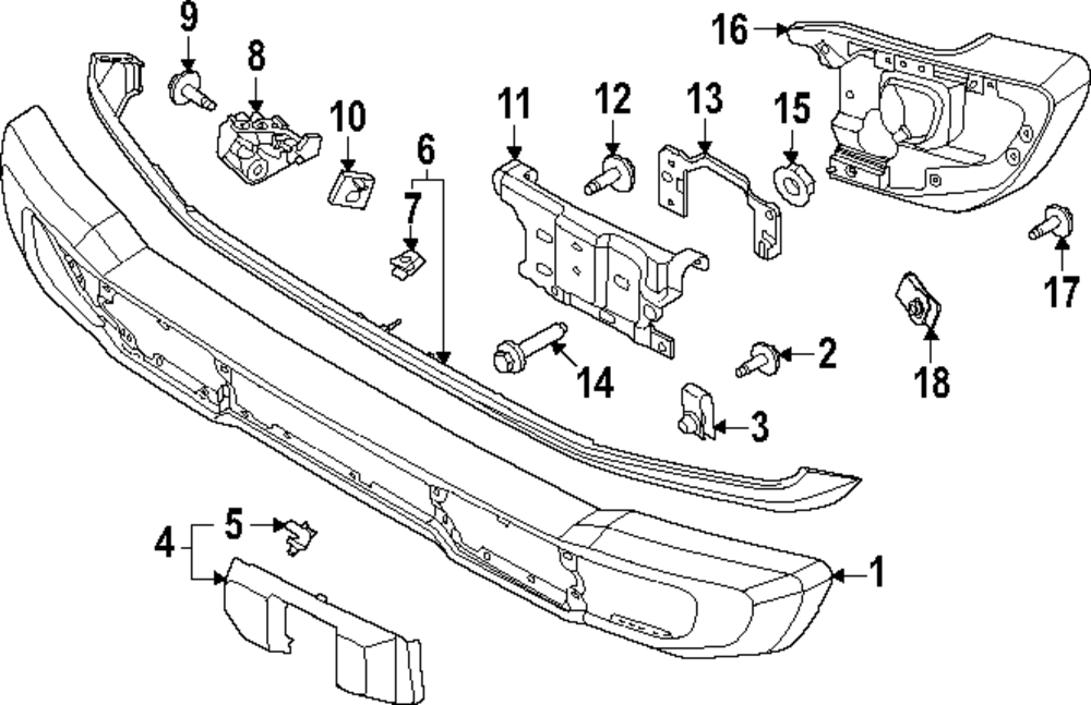 2022-2025 Ford Bronco Duct M2DZ-17F803-B | Ford OEM Parts Outlet