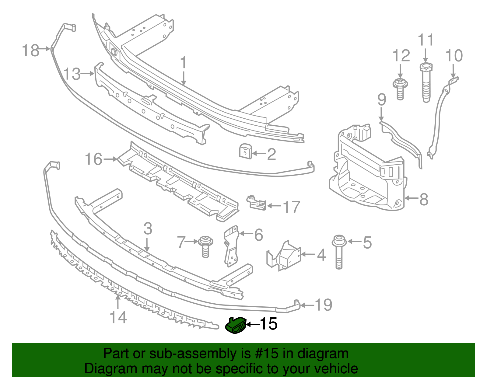 51117397396 - 2016-2025 BMW Lower Support Damper (51-11-7-397-396 ...