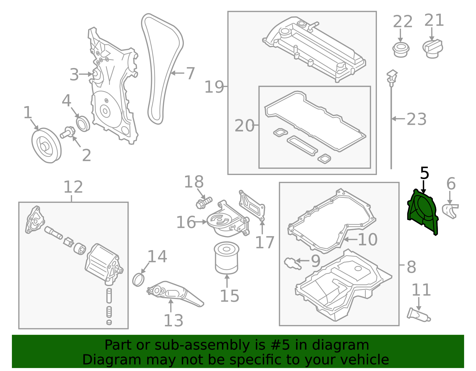 LF01-11-310B - Rear Main Seal Retainer - 2001-2015 Mazda | Mazda Swag