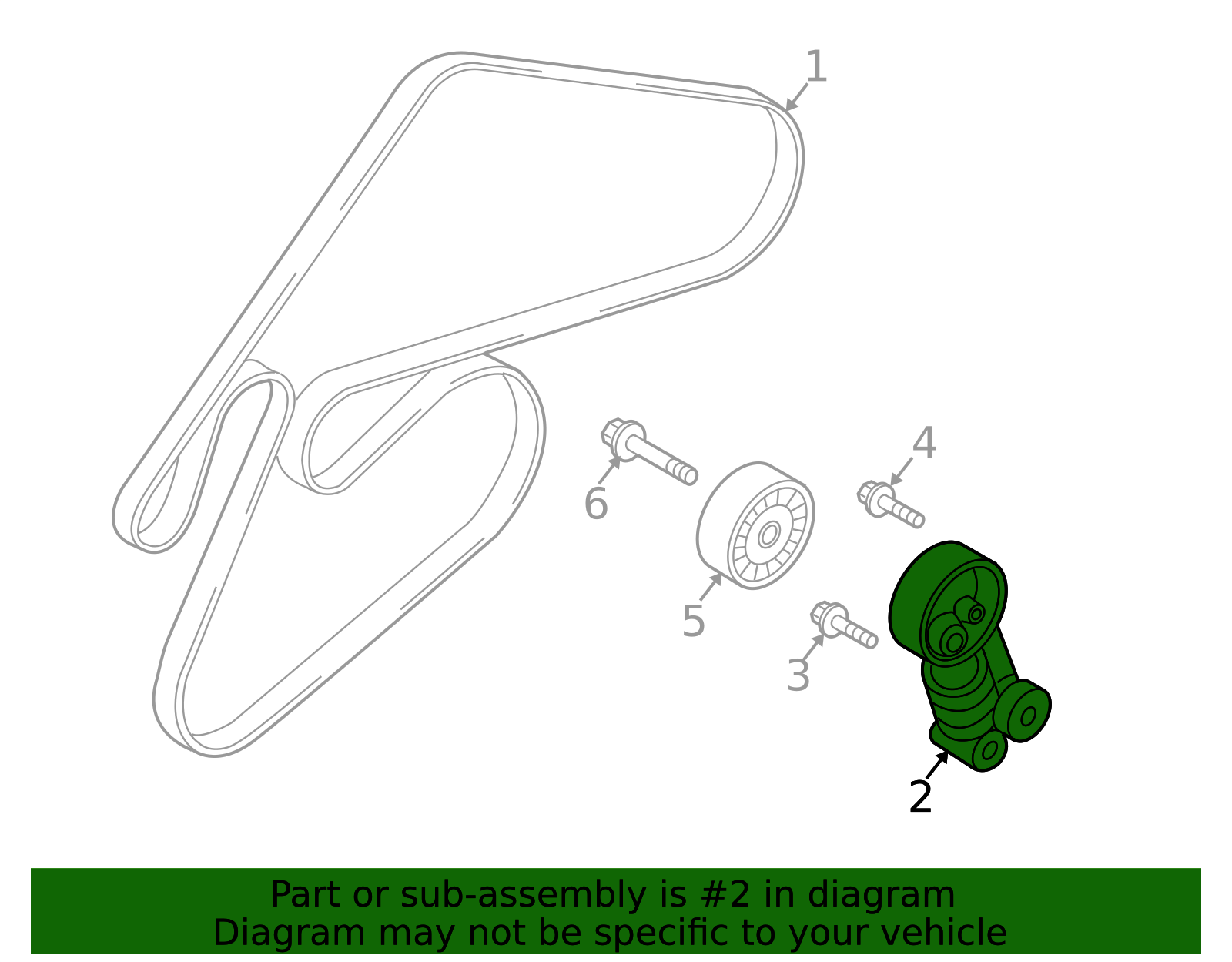 25281-3C600 - Belt Tensioner 2018-2023 Kia | Kia.Parts Store