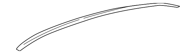 Genuine Toyota Roof Drip Molding (Right) part# 75551-0D132 for 2014 ...