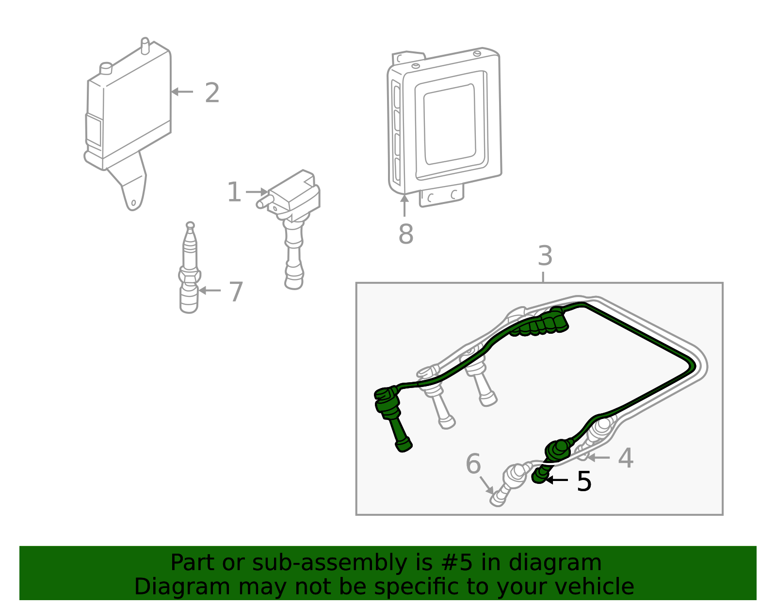 2001-2003 Hyundai Plug Wire 27440-39010 | MotorMotor