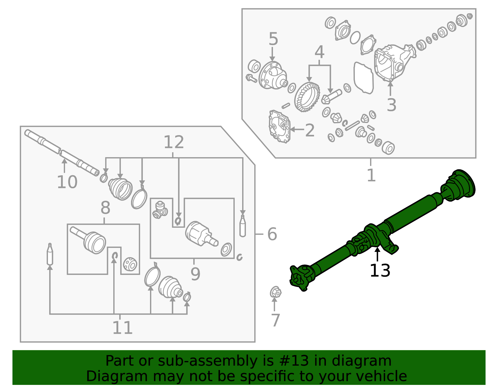 2009-2024 Nissan GT-R Drive Shaft Assembly 37200-JF02A | My Nissan Part