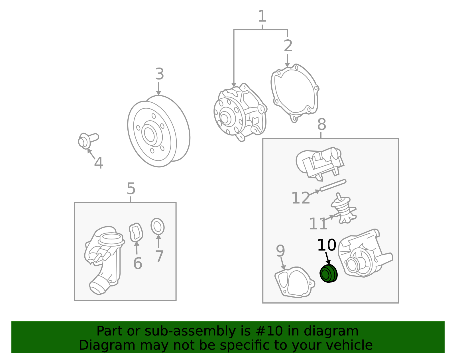 2004-2025 GM Thermostat Housing Seal 12690766 | GM Parts Center