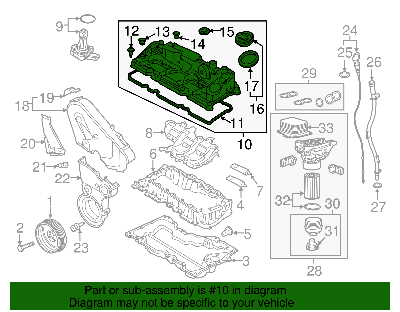 03L-103-469-AD - Valve Cover 2015 Volkswagen | Wolfsburg Parts Direct