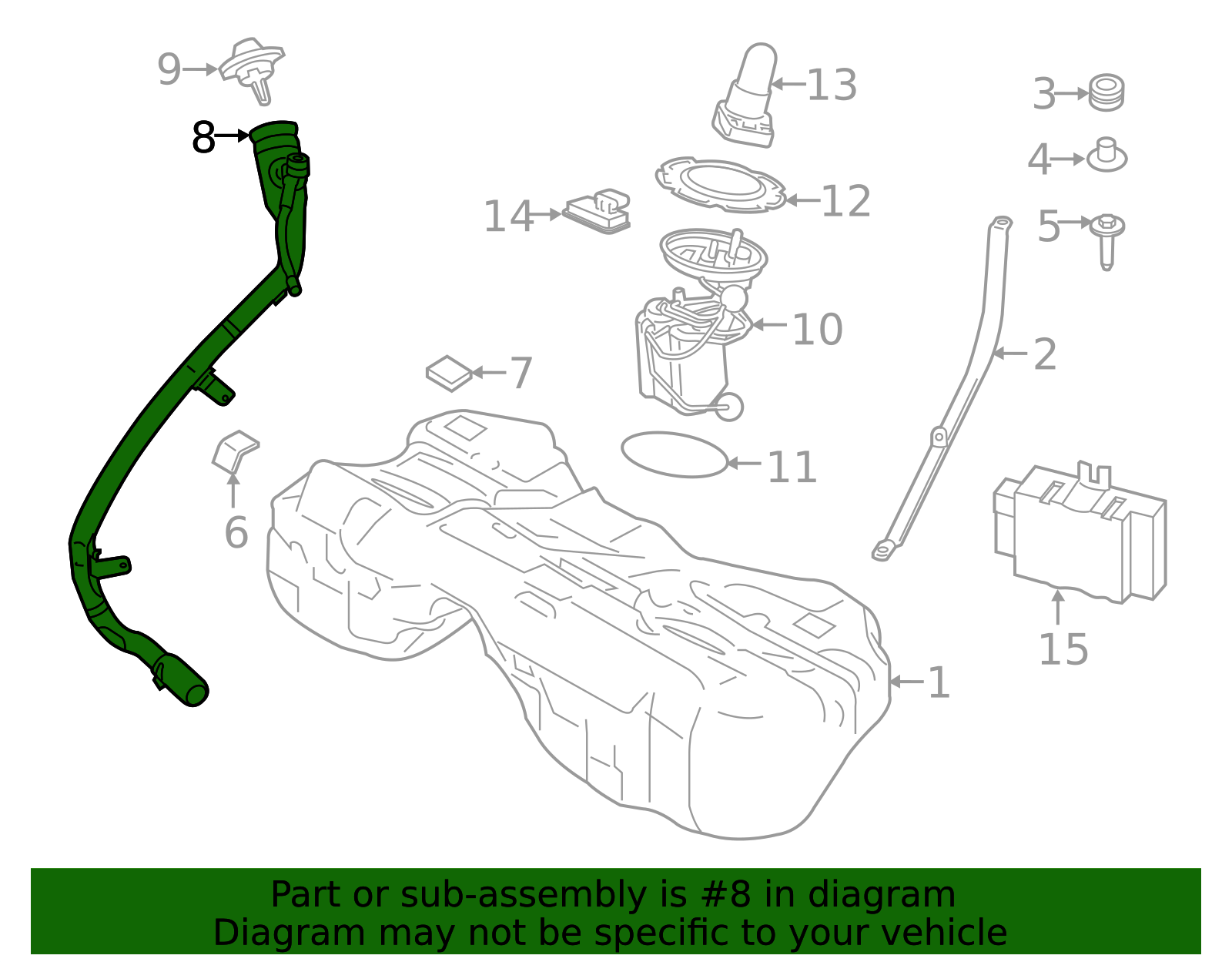 16-11-7-353-493 - 2018-2019 BMW 640i xDrive Gran Turismo - Filler Pipe ...