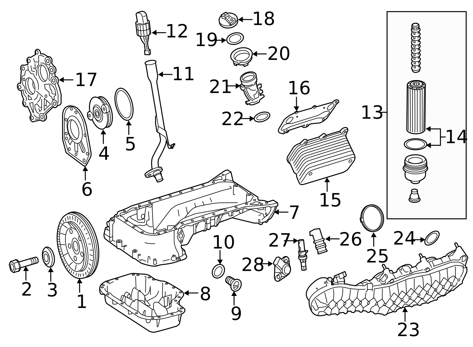 Oil Filter 177-180-33-00 | Mercedes-Benz Parts