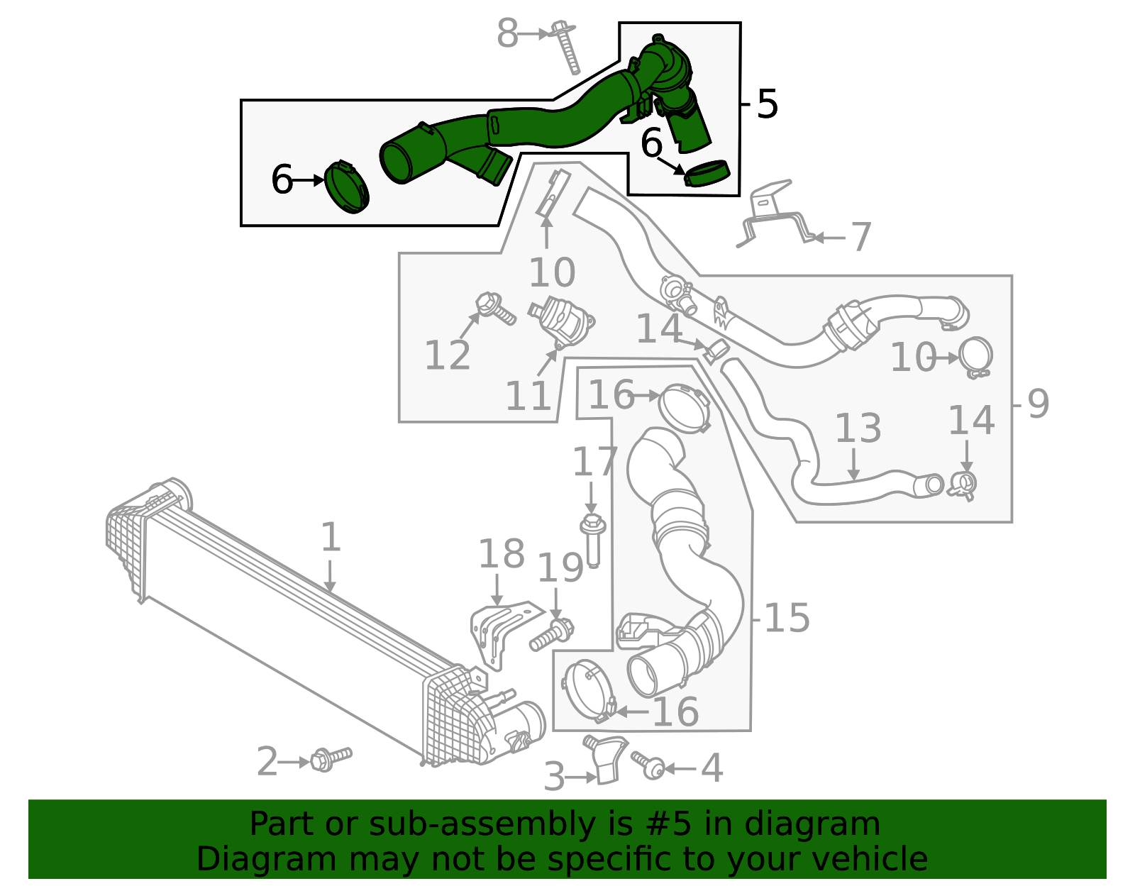 2022-2023 Lincoln Aviator Front Duct M1MZ-6C646-A | Ford OEM Parts Outlet