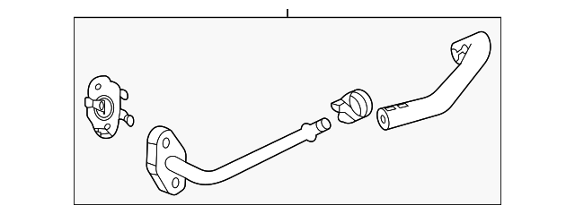 2017-2024 GM Turbocharger Coolant Return Pipe 12691899 | Capital Chevy ...