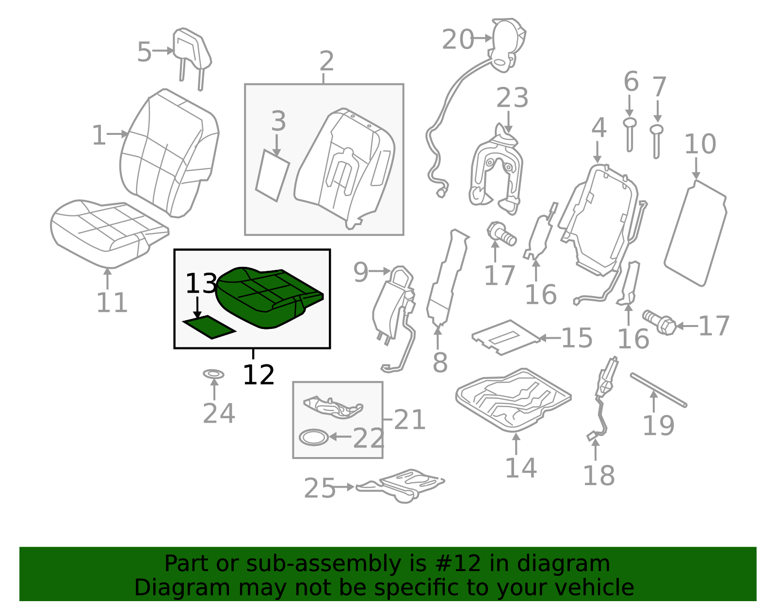 AT4Z-78632A23-B - 2007-2010 Ford - Seat Cushion Pad | Dealer Auto Parts