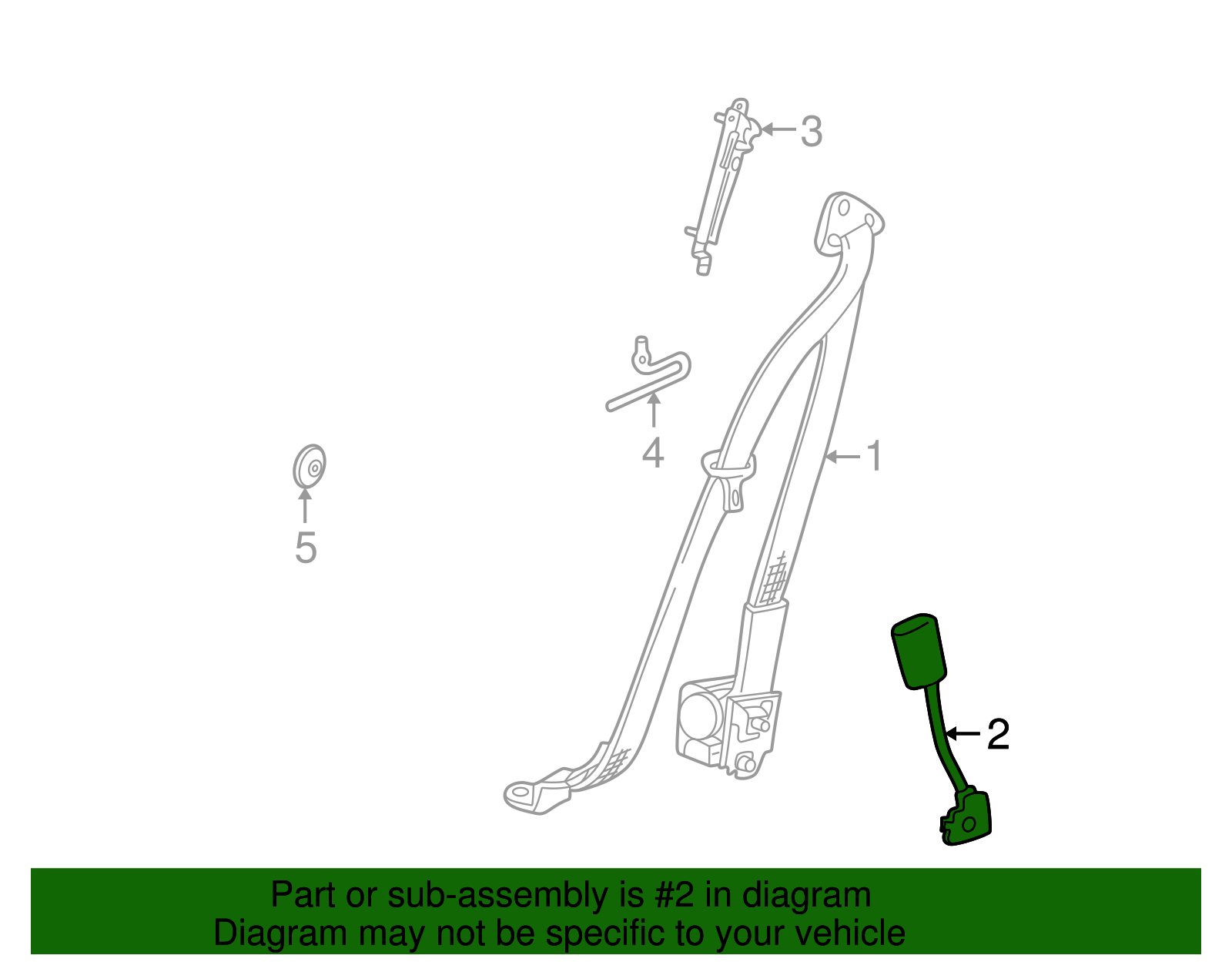 21018838 - Buckle End | My GM Part