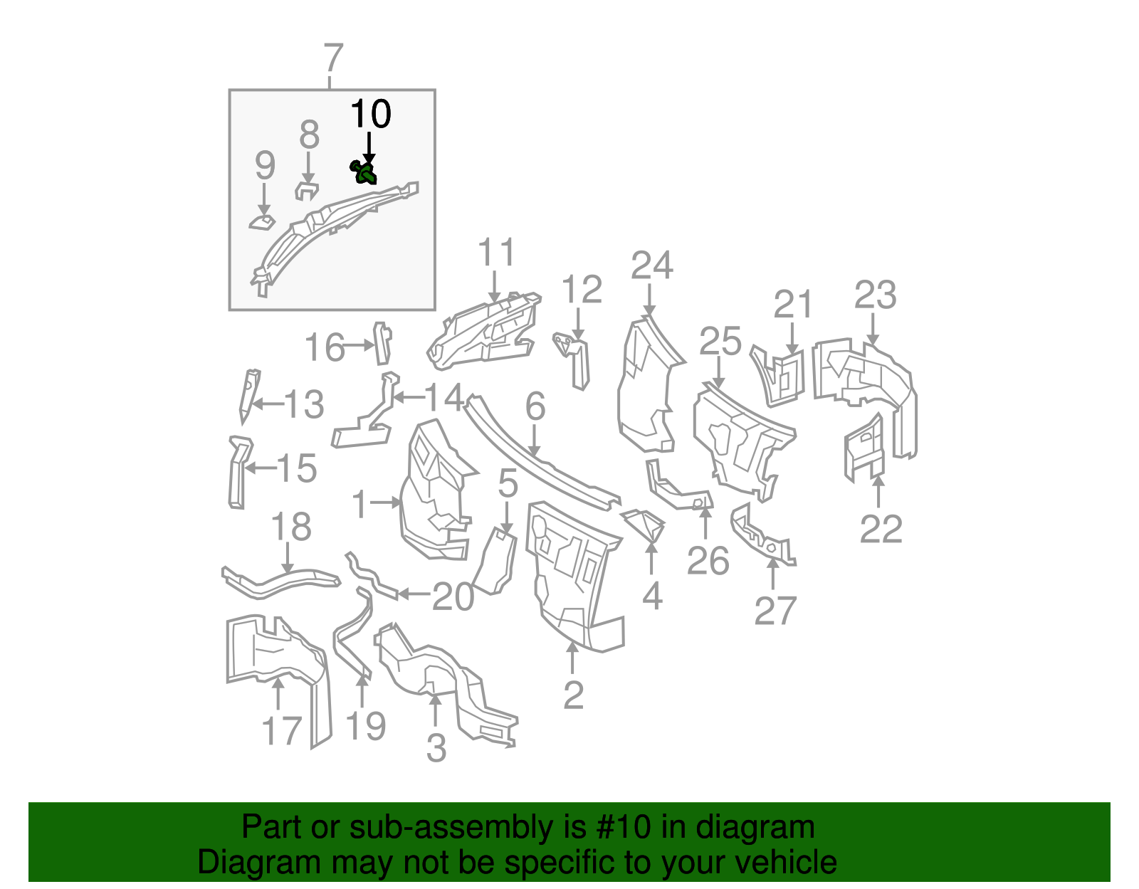 Genuine OEM Cowl Grille Rivet | 123-990-05-92 | Fits Select 2000-2020 ...
