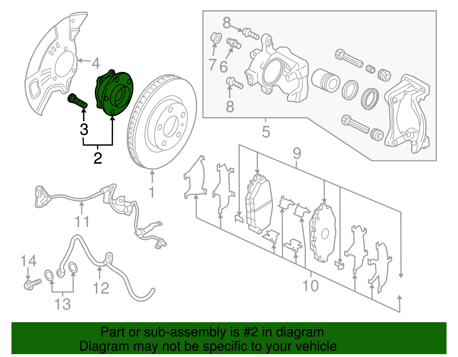 2016-2025 Mazda MX-5 Miata Hub Assembly N243-33-04X | OEM Parts Online