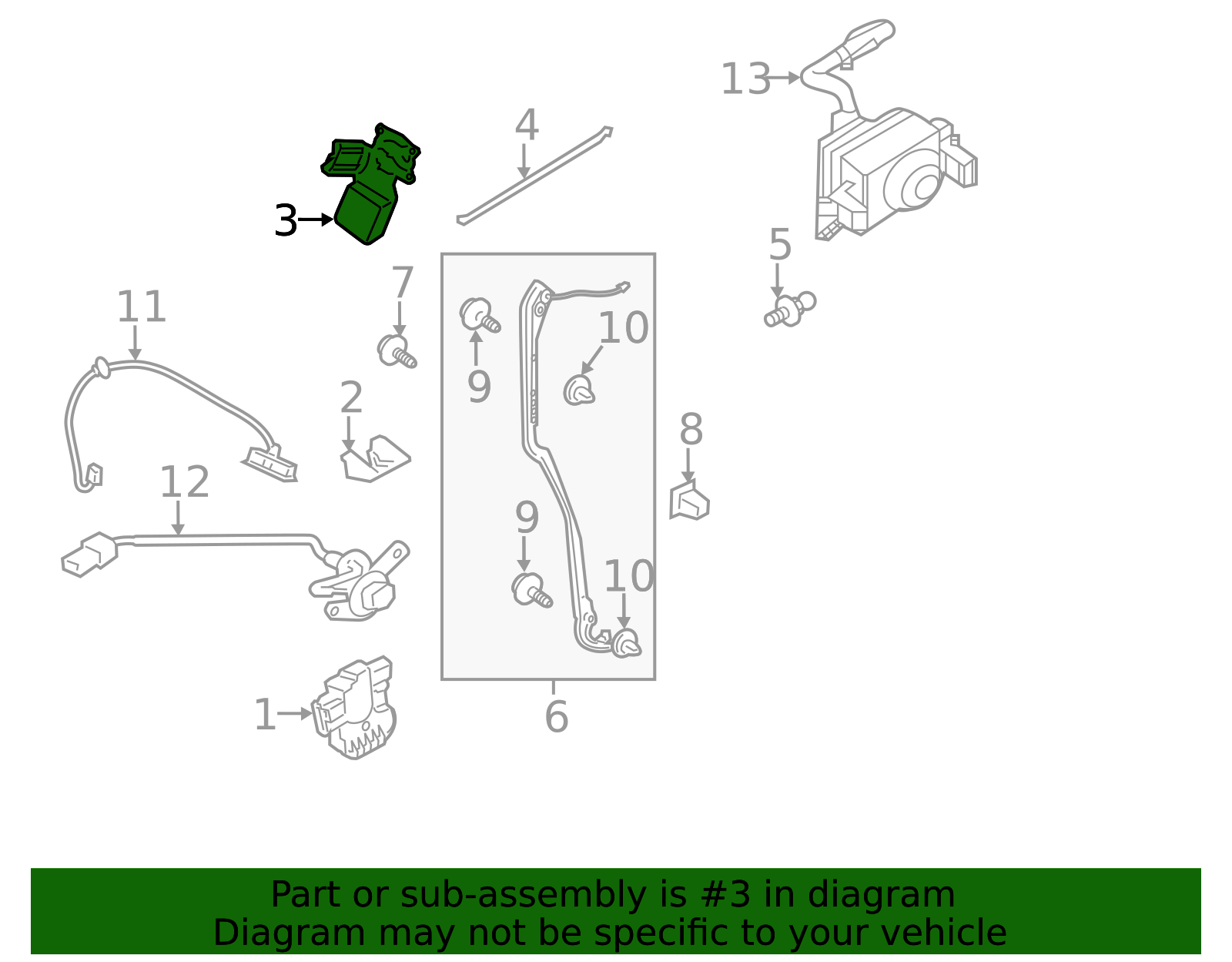 90560-6JL0B - Lift Actuator 2021-2024 Nissan Armada | Official Nissan ...
