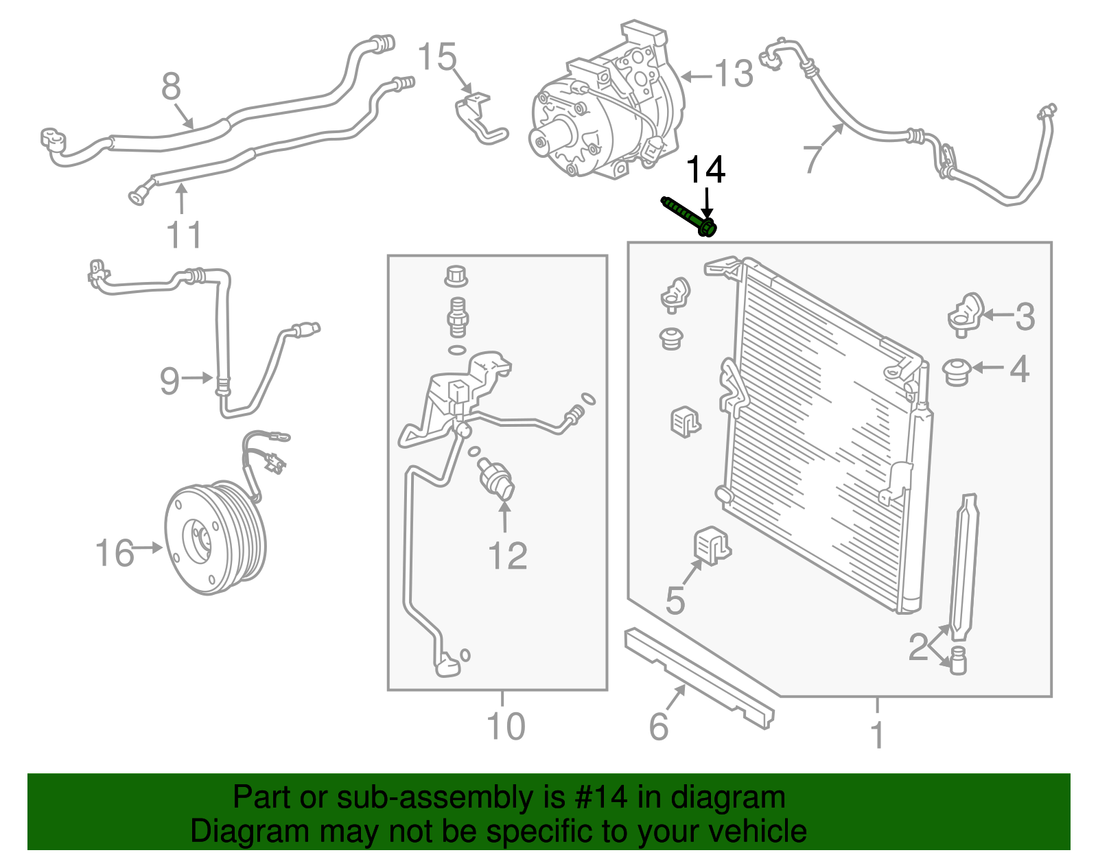 2021-2024 Toyota 4Runner Compressor 88320-35780 | Toyota Parts Center