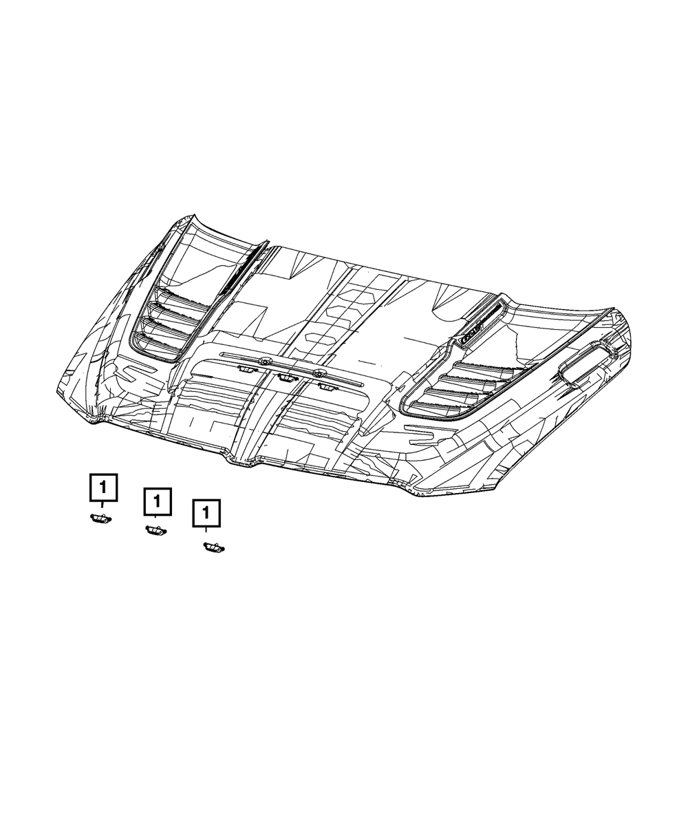 68444287AA - Under-Hood Lamp 2021-2026 Ram 1500 | The Official Mopar eStore