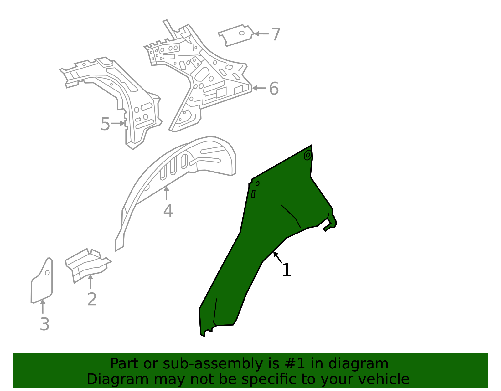 G6713-5RBMA - Wheel Housing Access Cover 2018-2025 Nissan | Official ...