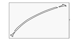 SU003-07259 - Roof Molding (Right) - 2013-2020 Toyota | OEM Genuine ...
