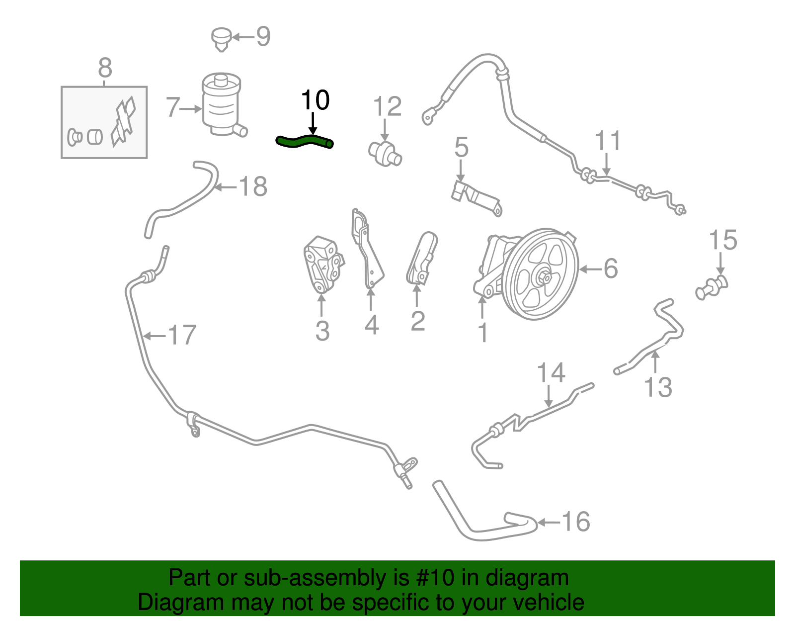 53731-TK8-A00 - Suction Hose 2011-2017 Honda Odyssey | Honda Parts Online