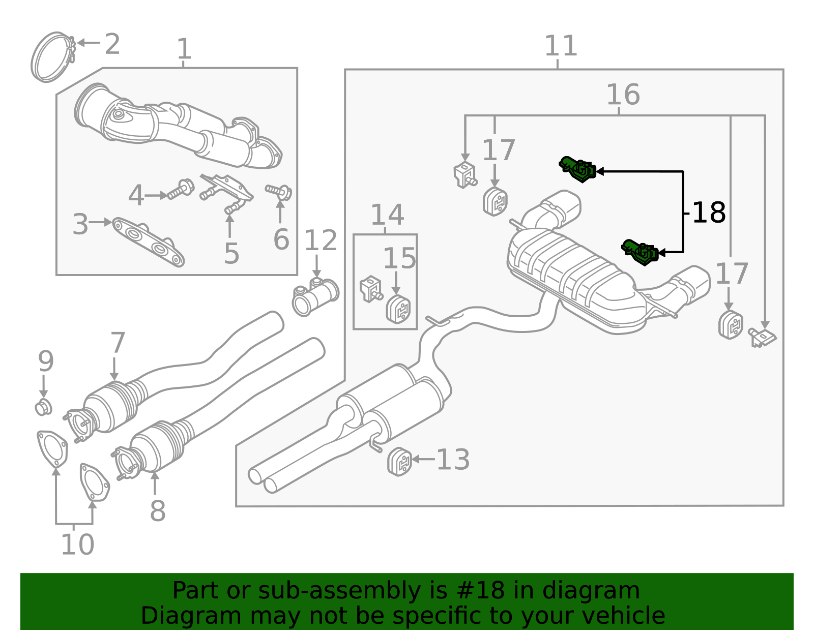 Audi Exhaust Control Valve Actuator - OEM Replacement | AutoNation Parts